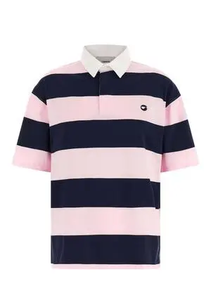 Coperni Striped Cotton Polo Shirt - Multicolor