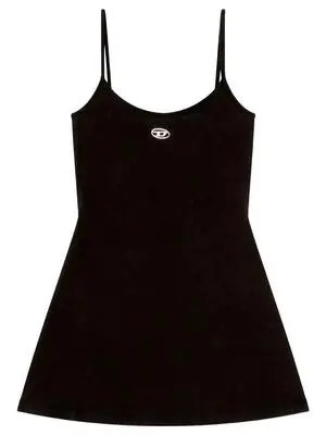 DIESEL Organic Cotton Mini Dress - Black
