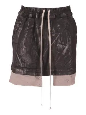Rick Owens Mini Skirt - Bronze