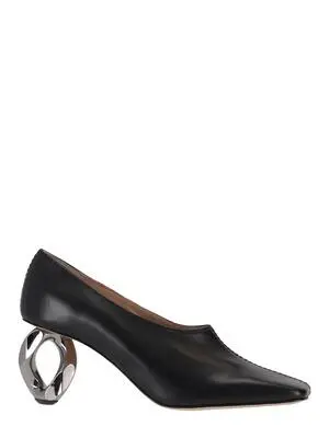 JW Anderson Stitch Chain Heel Pumps - Black