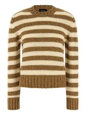 A.P.C. Striped Virgin Wool Sweater