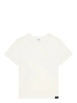 COURREGES Embroidered T-shirt - Heritage White