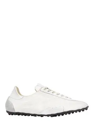 MAISON MARGIELA Lace-up Sneakers - White/white/birch White