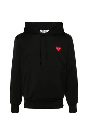 Comme Des Garçons Cotton Hoodie - Black