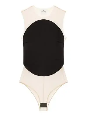 COURREGES Illusion Circle Satin - Black