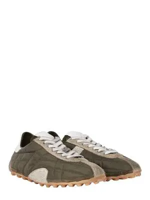 MAISON MARGIELA Lace-up Sneakers - Dark Green/white/grey
