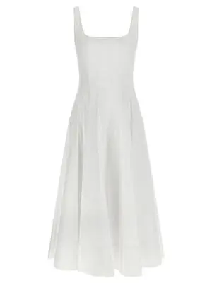Staud Wells Midi Dress - White