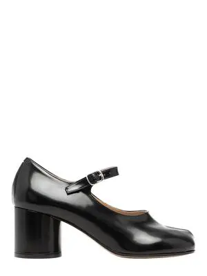 MAISON MARGIELA Leather Tabi Pumps - Black
