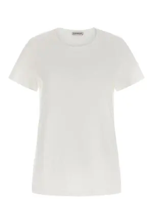 Moncler Logo Patch T-shirt - White