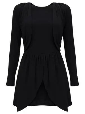 Isabel Marant Niamae Mini Dress - Black