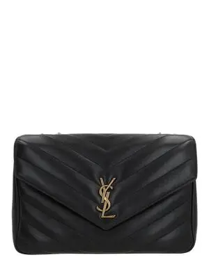 Saint Laurent Loulou Shoulder Bag - Noir