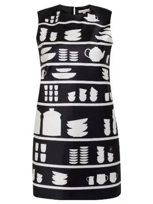 JW Anderson Mini Shift Dress - Black/white