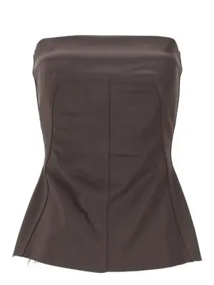Rick Owens Bustier Top - Darkdust