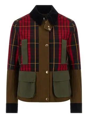 Alexander McQueen Patchwork Cotton Jacket - Multicolor