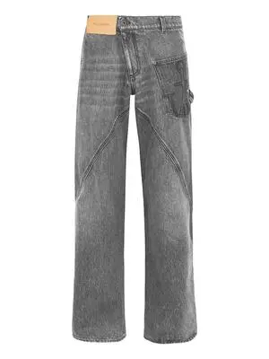 JW Anderson Twisted Workwear Jeans - Grey