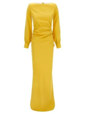 Elisabetta Franchi Long Dress - Yellow