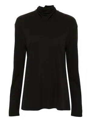 LEMAIRE Foulard Top - Dark Espresso