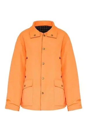 MAISON MARGIELA Sportsjacket - Orange Fluo/black Check