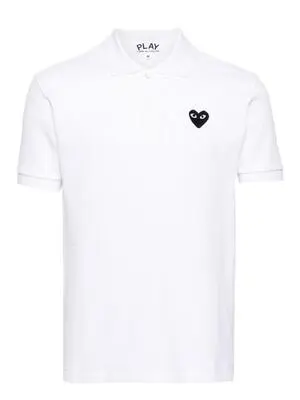 Comme Des Garçons Cotton Polo Shirt - White