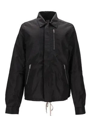 Rick Owens Concealed Zip-front Jacket - Black