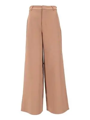 Max Mara Pantalone In Jersey - Cammello