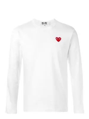 Comme Des Garçons Cotton T Shirt - White