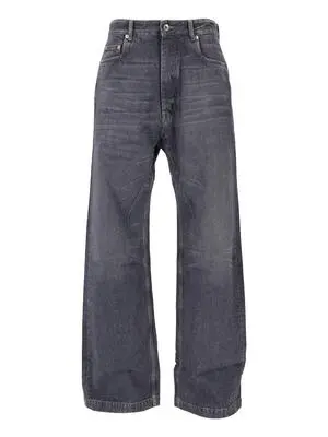 Rick Owens Geth Jeans - Washed Grey