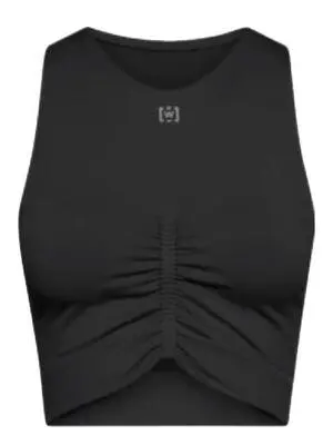 Wolford Ruched Detailing Performance Top - Black