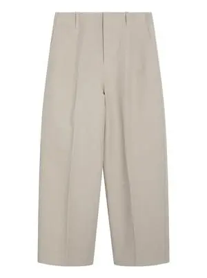 Jacquemus Pastro Trousers In Cotton Canvas - Beige