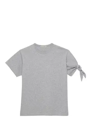 JW Anderson T Shirt With Knotted Sleeve - Grey