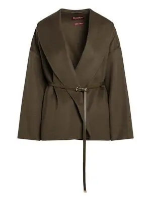 Max Mara Wrap Coat - Green