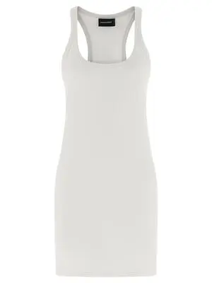 DSQUARED2 Ribbed Tank Top Mini Dress