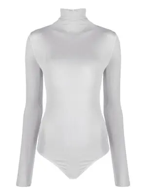 Wolford Colorado Roll Neck Long Sleeve - Grey