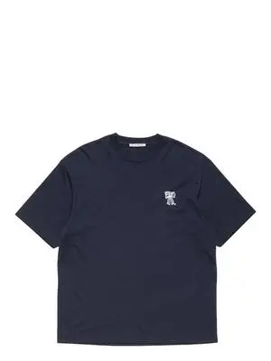 Acne Studios Logo T Shirt Navy - Blue