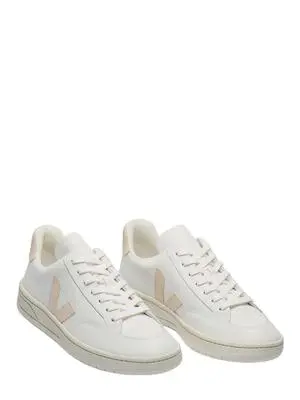 VEJA V-12 Leather Sneakers - White