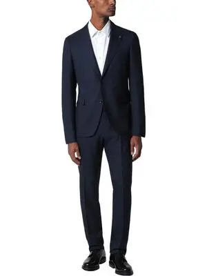 Tagliatore Wool Single Breasted Suit - Blue