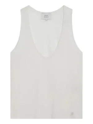 Loulou De Saison Jersey Tank Top - White