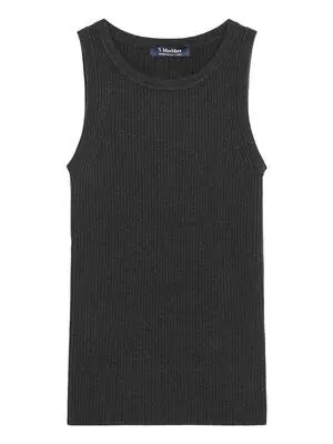 Max Mara Ribbed Wool-cashmere Tank Top - Green