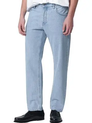 PT TORINO Cotton Denim Straight Jeans - Light Blue