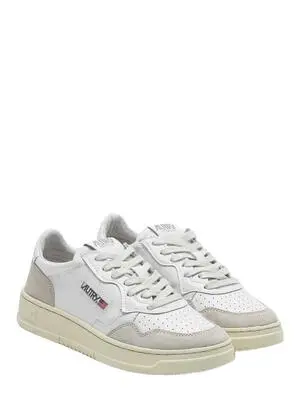 AUTRY Leather Medalist Low Top Sneakers - White