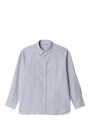 ACNE STUDIOS Striped Button Up Grey