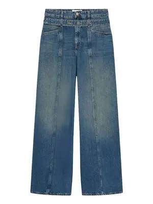 Closed Cotton Denim Wide Leg Jeans - Blue