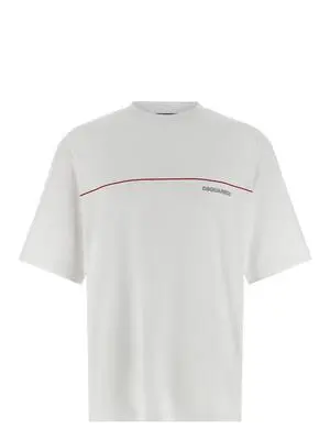 Dsquared2 Printed T Shirt - White
