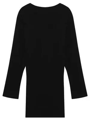 Jacquemus Mistral Jersey Mini Dress - Black