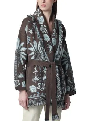 Alanui Echoes Of The Island Cardigan - Brown