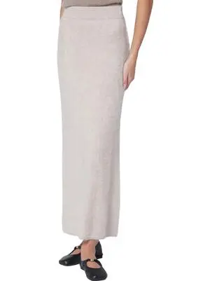 Almada Label Umi Cashmere Skirt - Beige