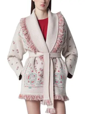 Alanui Bandana Jacquard Cardigan - Multicolor