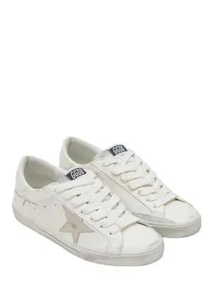 GOLDEN GOOSE Super-star Leather Sneakers - White