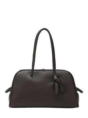 Jacquemus Turismo Leather Bowling Bag - Brown