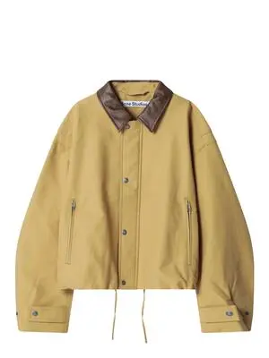 Acne Studios Twill Bomber Jacket - Beige